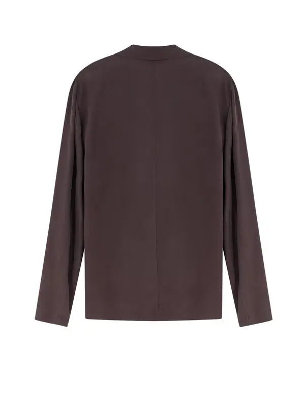ALYSI Single-breasted Silk Blazer