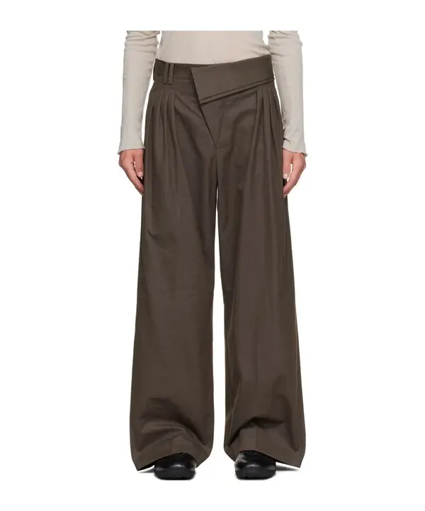 KIKO KOSTADINOV Fold-over Waist Casual Trousers