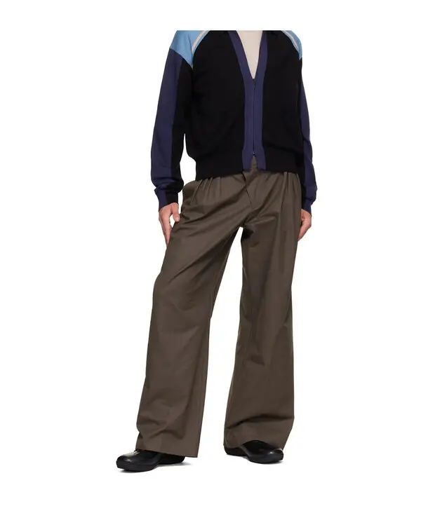 KIKO KOSTADINOV Fold-over Waist Casual Trousers
