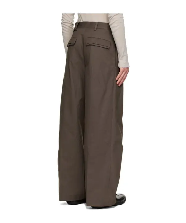 KIKO KOSTADINOV Fold-over Waist Casual Trousers