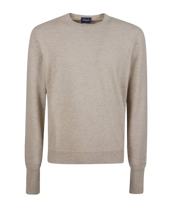 DRUMOHR Round Neck Sweater With Ribbed Details