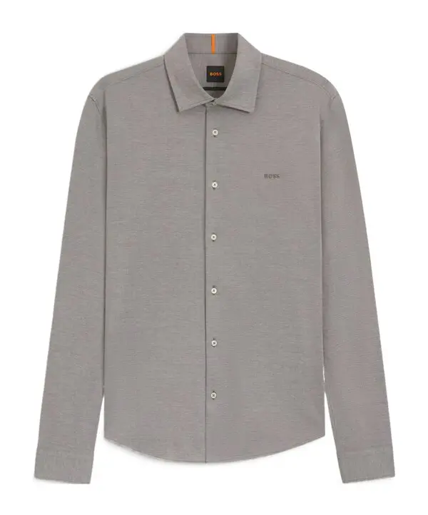Hugo Boss Embroidered-logo Shirt