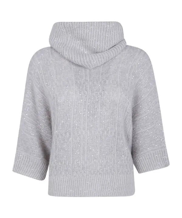 D.exterior Kimono-style Turtleneck Sweater