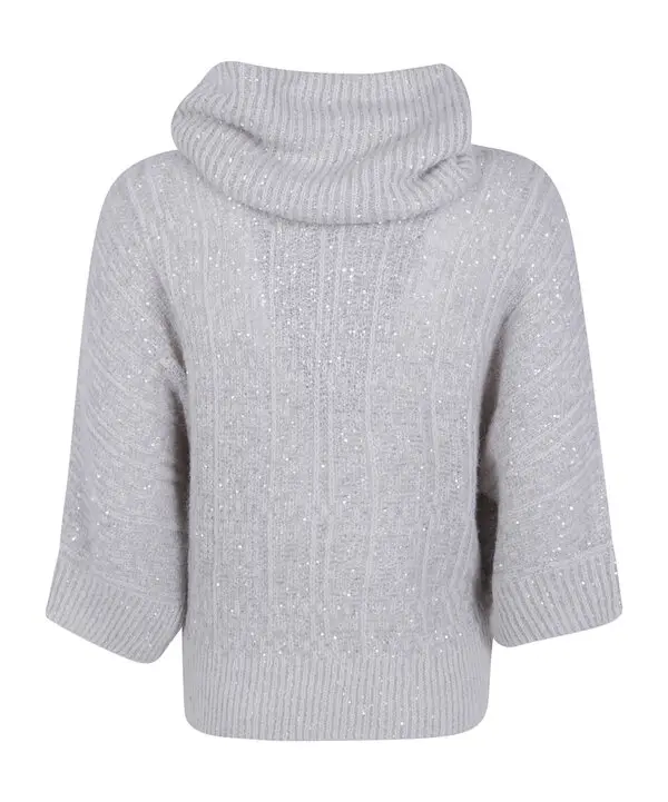 D.exterior Kimono-style Turtleneck Sweater