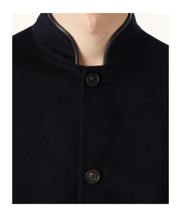 Loro Piana Spagna Jacket With Leather Trim