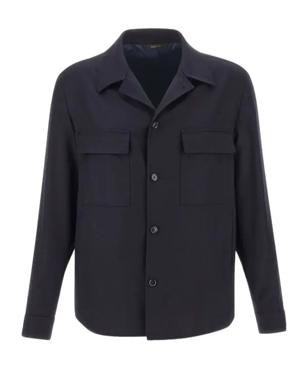 BRIGLIA 1949 Long-sleeve Button-up Jacket