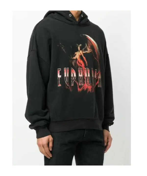 MISBHV Printed Hooded Sweatshirt