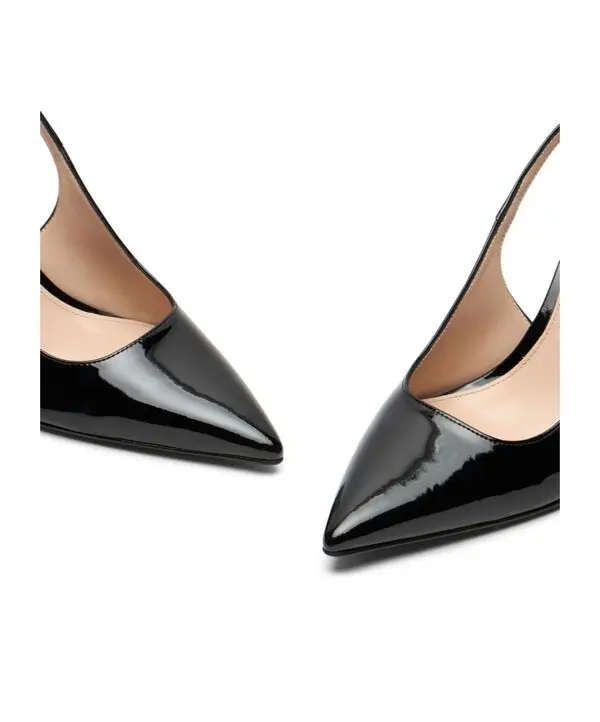 STUART WEITZMAN Vinnie Sling Wedge 85 - Black