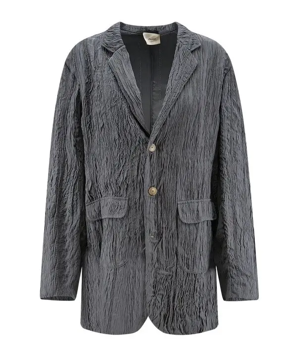 ALYSI Textured Single-breasted Blazer