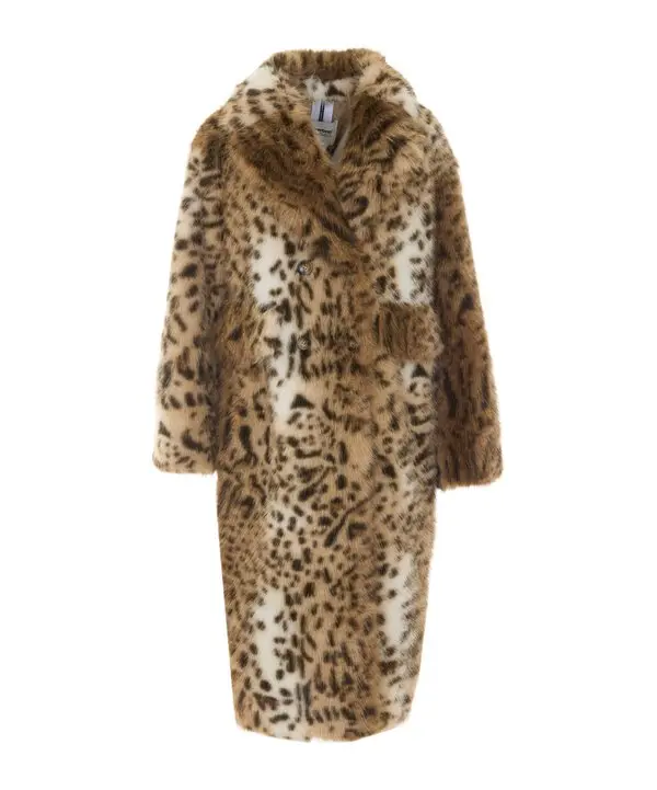 SWORD 6644 Long Sleeved Fur Coat