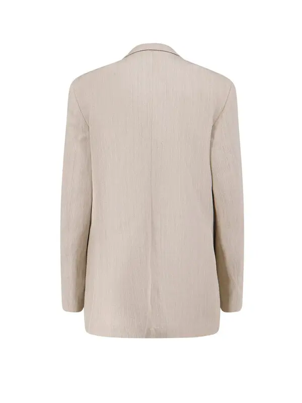ALYSI Single-breasted Textured Blazer