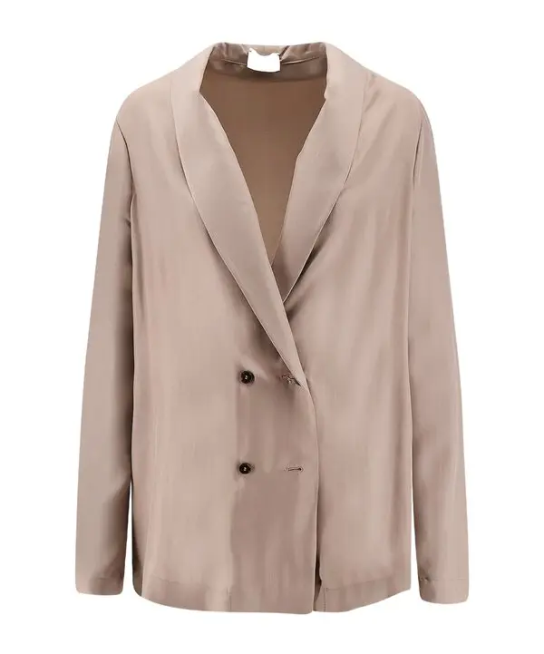ALYSI Double-breasted Shawl-lapel Blazer