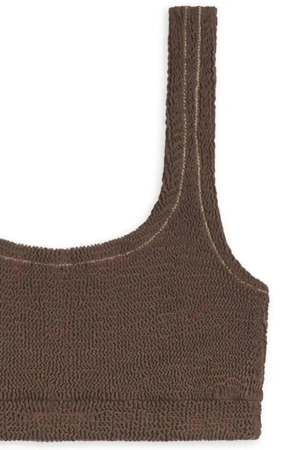 REINA OLGA Wide-strap Bikini Top
