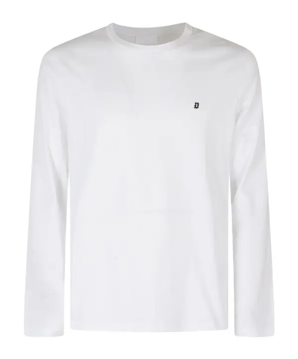 DONDUP Casual Crew-neck T-shirt - White