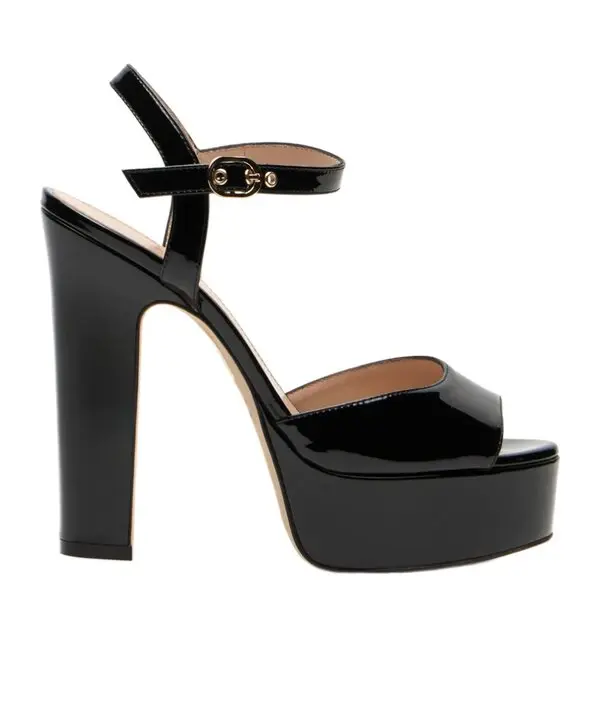 STUART WEITZMAN Reade Platform Sandal - Black