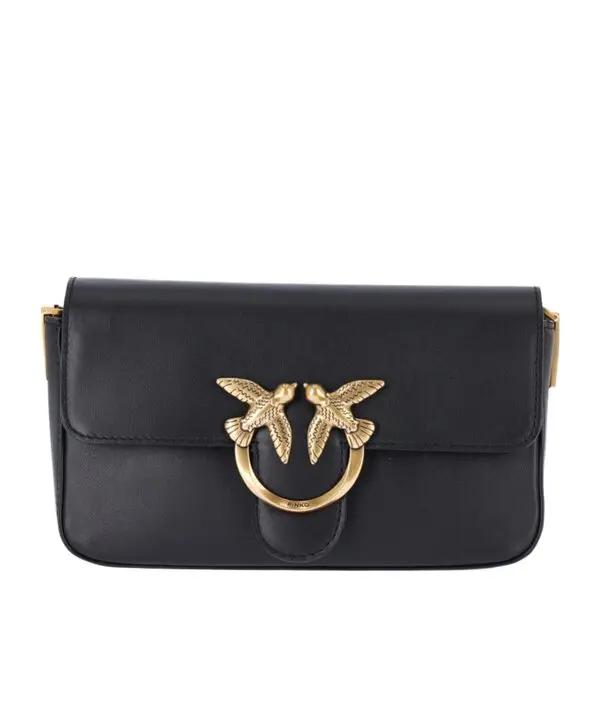 Pinko Logo Plaque Shoulder Bag