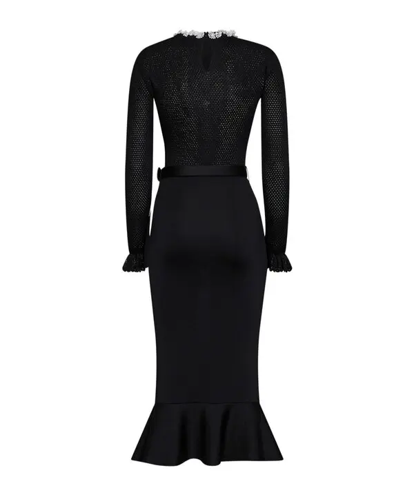 SELF-PORTRAIT Long-sleeved Dress