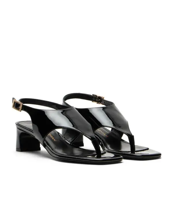 STUART WEITZMAN Baby Babette Thong Sandal - Black