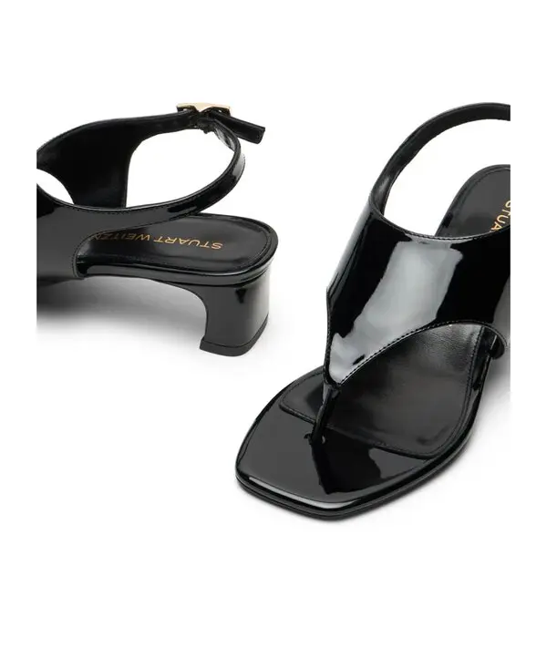 STUART WEITZMAN Baby Babette Thong Sandal - Black