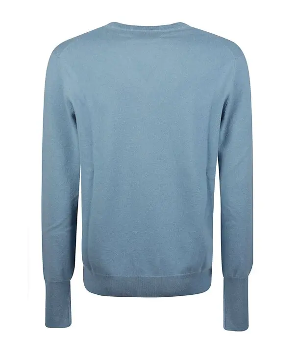 BALLANTYNE Plain Stitch Long Sleeve Sweater