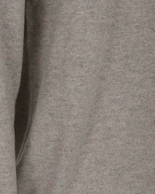 BALLANTYNE Half Zip Mock Neck Sweater - Lightbeige