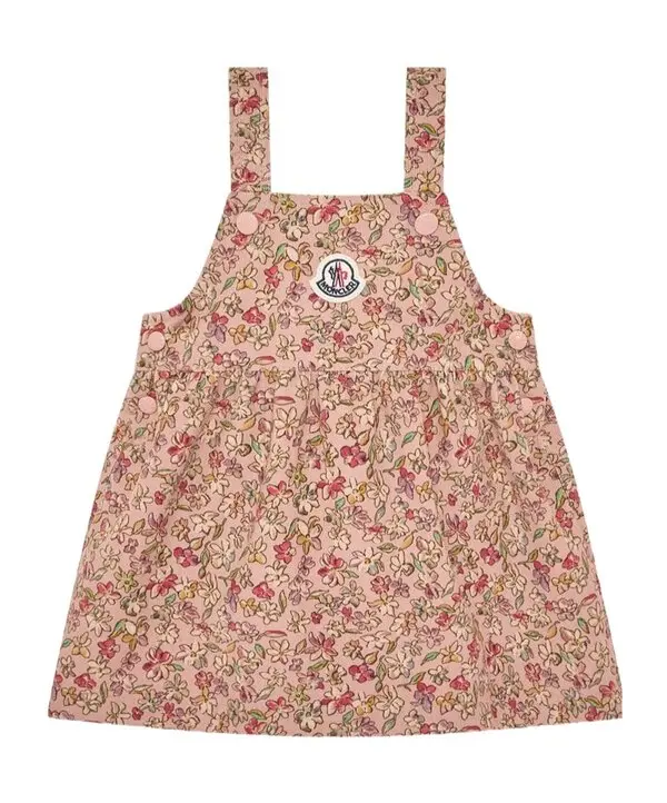 Moncler Printed Corduroy Dress