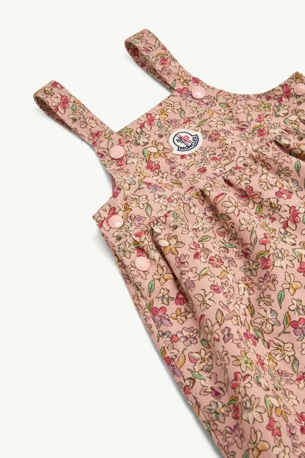 Moncler Printed Corduroy Dress