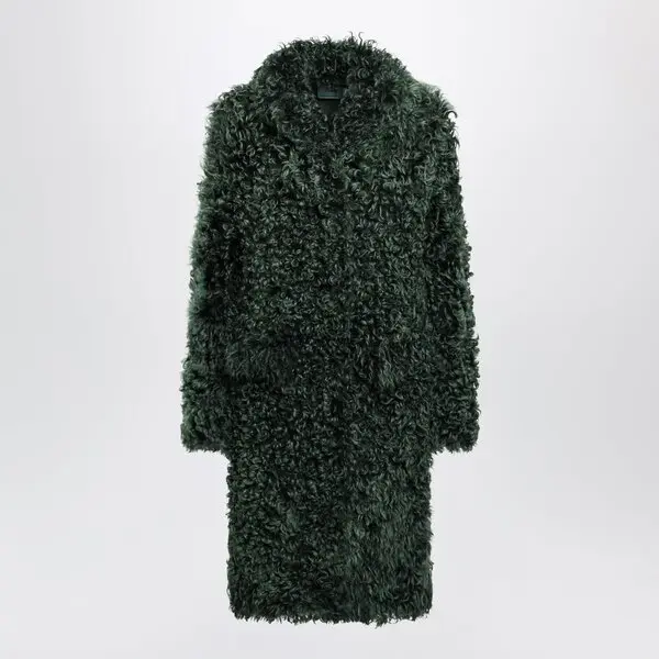 Prada Emerald Fur Coat