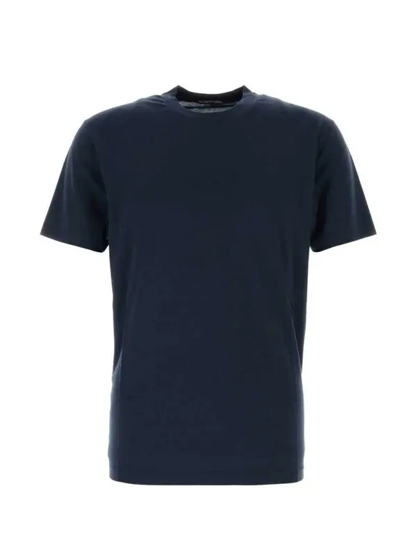 TOM FORD Crew-neck T-shirt - Blue