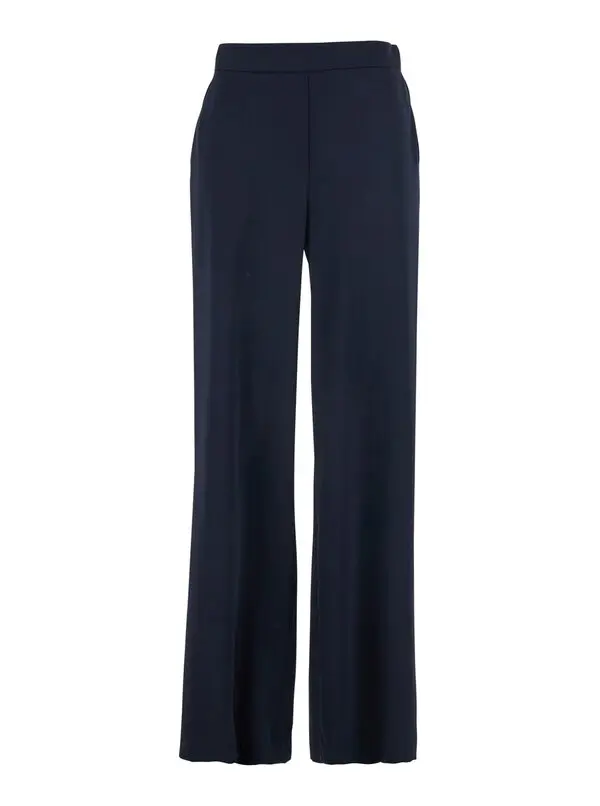 P.a.r.o.s.h Wide Leg Elastic Waist Pants - Multicolor