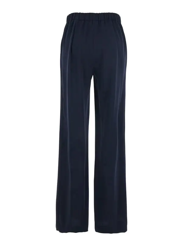 P.a.r.o.s.h Wide Leg Elastic Waist Pants - Multicolor