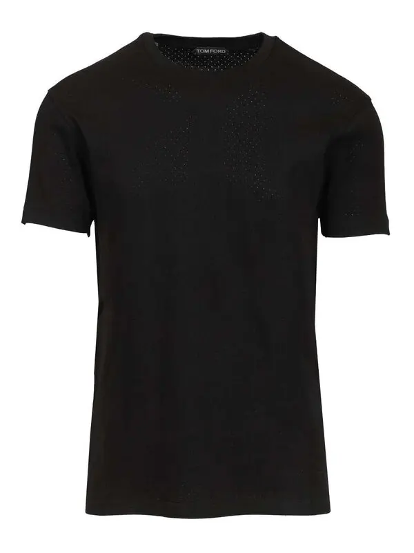 TOM FORD Perforated Ribbed T-shirt