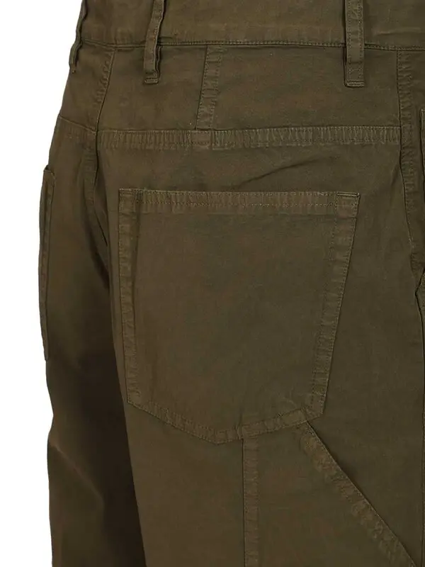 Dries Van Noten Cotton Trousers With Tortoiseshell Button