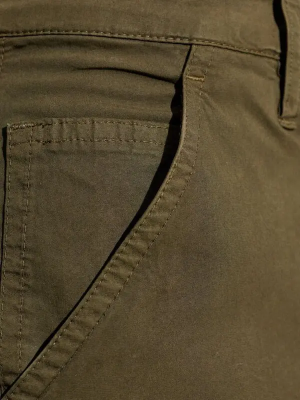 Dries Van Noten Cotton Trousers With Tortoiseshell Button