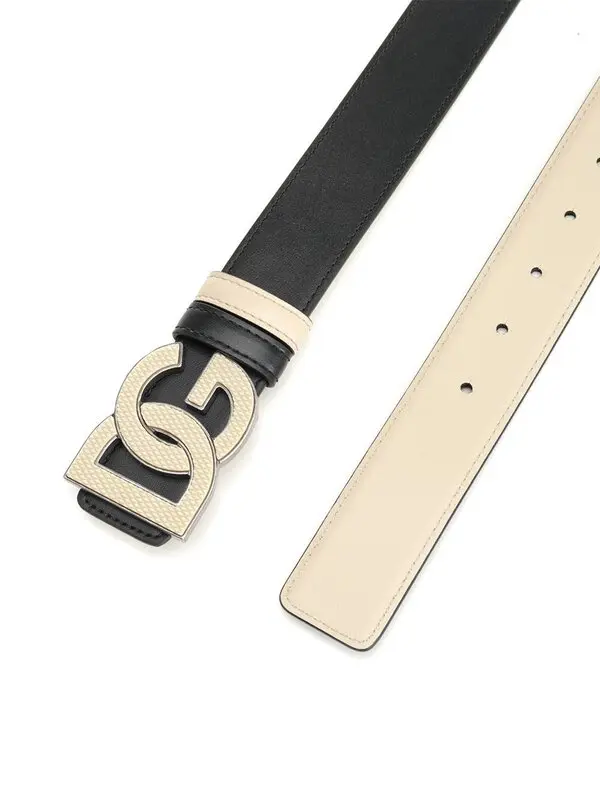 Dolce & Gabbana Belt With Dg Logo Buckle