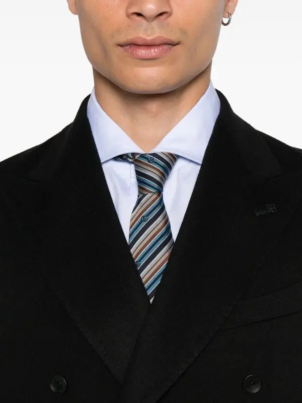 Tagliatore Double-breasted Wool And Cashmere Blazer