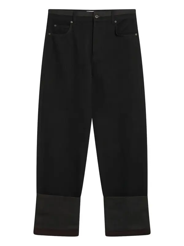 Loewe Colour-block Waist Straight Leg Jeans