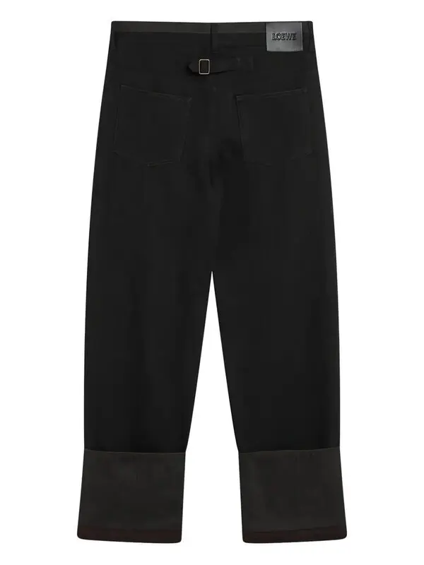 Loewe Colour-block Waist Straight Leg Jeans