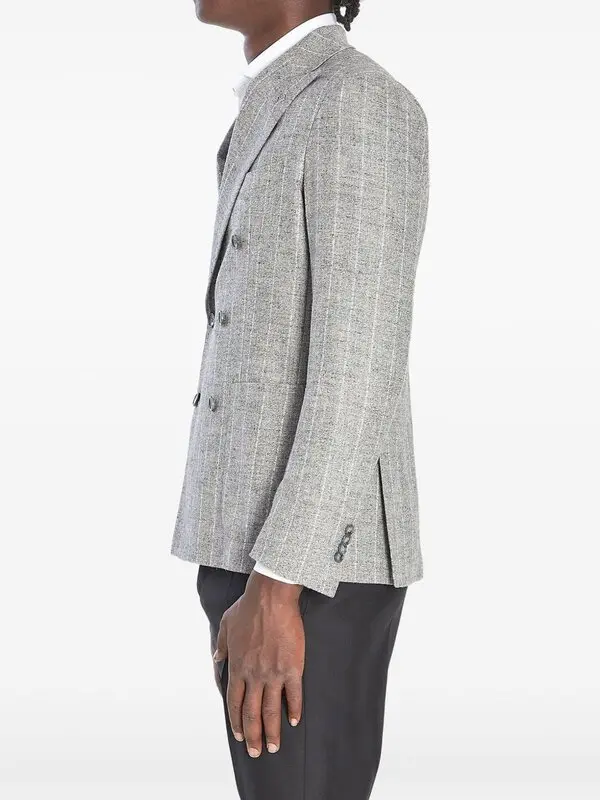 Tagliatore Montecarlo Double-breasted Bouclé Blazer