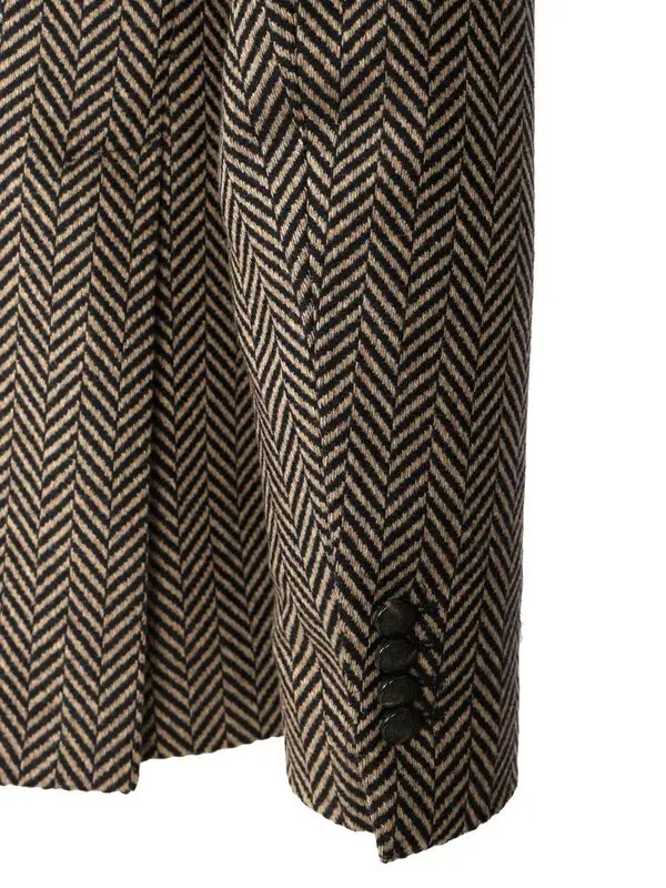 Tagliatore Blazer In Wool And Cashmere