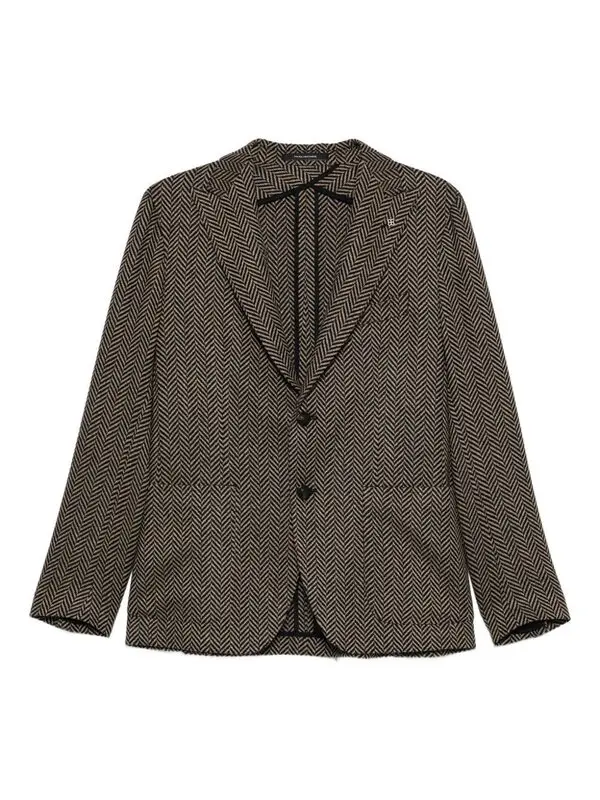Tagliatore Blazer In Wool And Cashmere