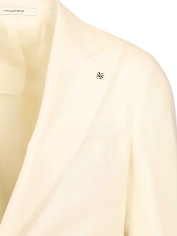 Tagliatore Vesuvio Wool And Silk Blazer