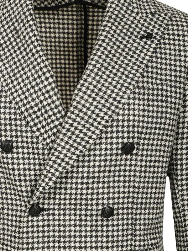 Tagliatore Double-breasted Houndstooth Blazer