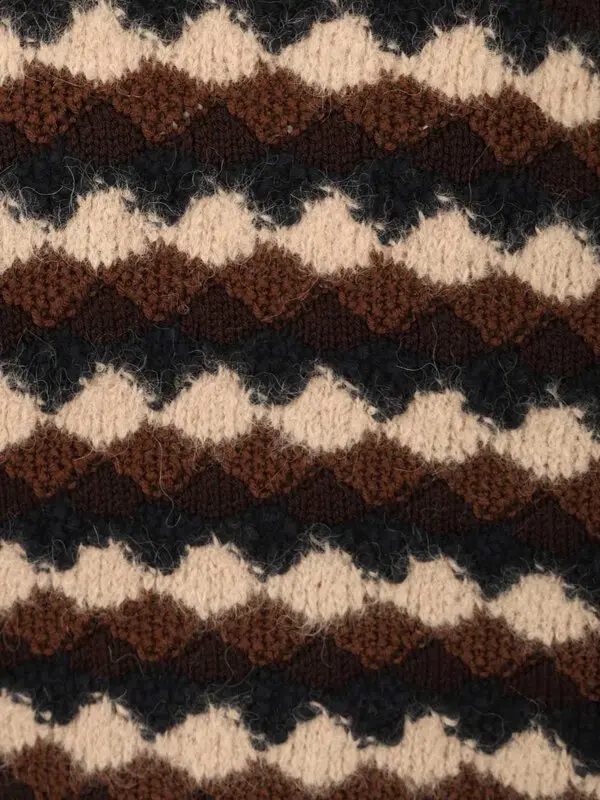 Moncler Geometric Logo Motif Apres Ski Sweater