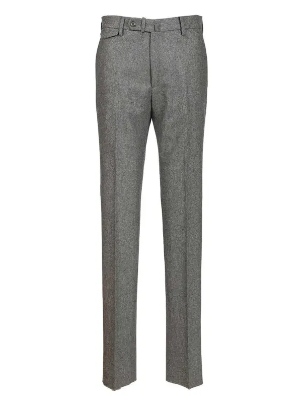 Tagliatore Wool Flannel Pleated Trousers