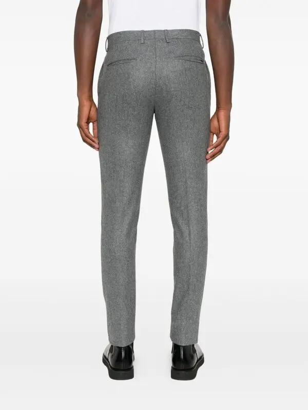 Tagliatore Wool Flannel Pleated Trousers