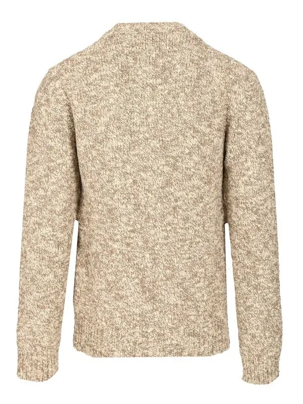 Dolce & Gabbana Shaved Wool Crew Neck Sweater
