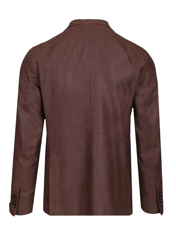 Tagliatore Montecarlo Jacket In Wool And Silk