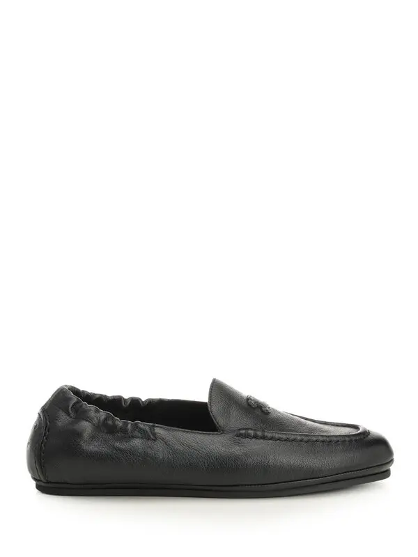 Celine Loafer With Triomphe Goatskin