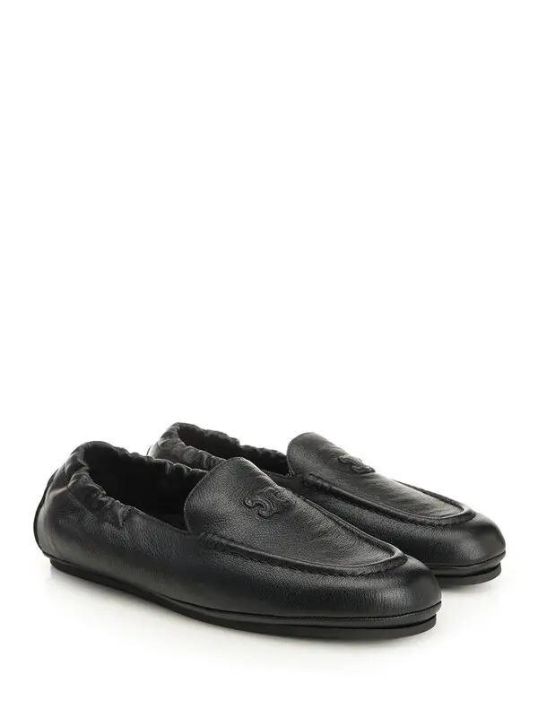 Celine Loafer With Triomphe Goatskin